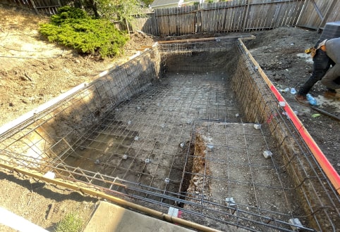 REBAR - KB POOLS Remodeling