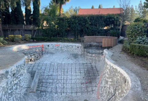 REBAR - KB POOLS Remodeling