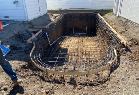 REBAR - KB POOLS Remodeling